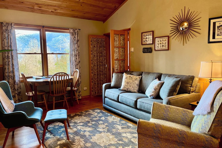Broadwing Farm Cedar Cabin- Hot Tub With Fresh, Hot Mineral Water - 85 Acre Farm - Hot Springs, NC