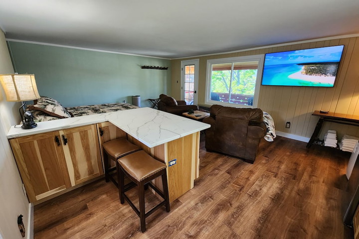 Awesome Mountain View With Private Patio, Fantastic Location Right On Main St. - Lake Placid, NY