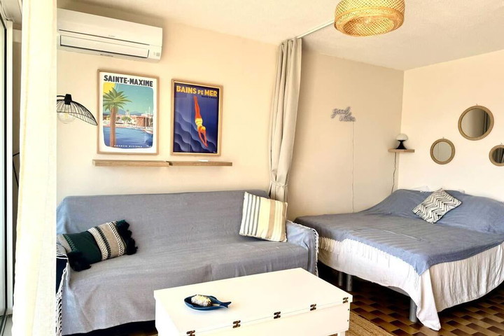 Studio 4 Pers Avec Piscine Tennis Vue Mer - Sainte-Maxime