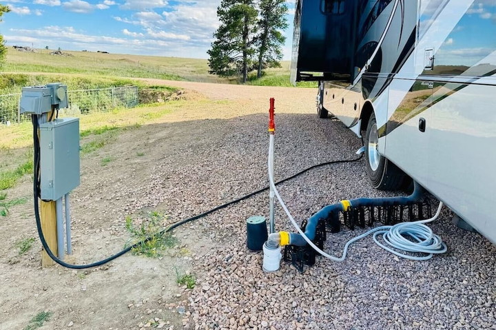 Canyon Campsite Near Devils Tower - Wyoming