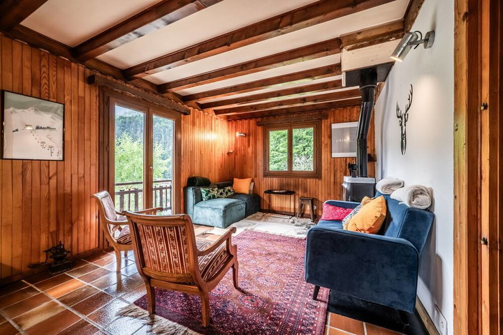 Chalet "Chez Juju" Avec Vue Sur Les Montagnes, Terrasse Privée Et Wi-fi - Châtel