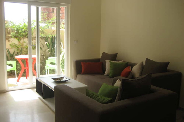 Am Meer (200m Zum Strand), Helle, Geräumige Erdgeschosswohnung, Les Dunes S+2 - Tunesien
