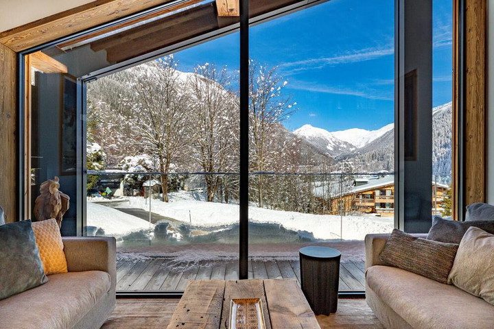 Refuge Alpin De Luxe Avec Piscine Intérieure - Argentière