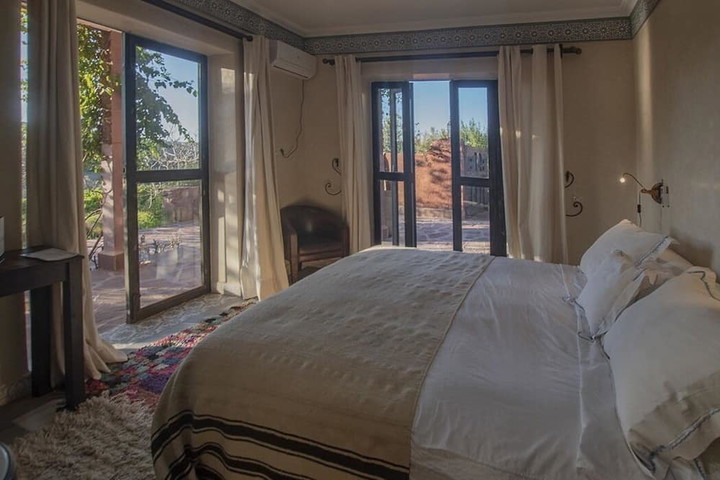 Double-supérieure-salle De Bain Privée-vue Sur Montagne-loggia - Maroc