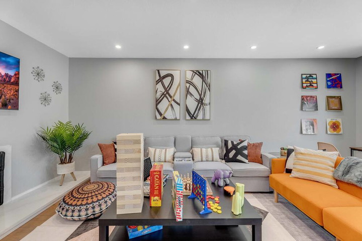 Modern Lux 4b/3ba Retreat W/ Led Game Room And Bar - 南舊金山