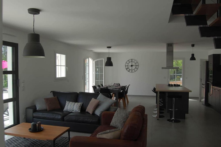 Air-conditioned Villa With Heated Pool For 9 People - Les Arcs