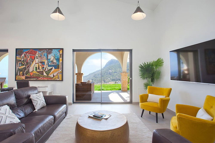 Villa Marimuntana Avec Vue Sur La Mer, Piscine Et Wi-fi. - Estellencs
