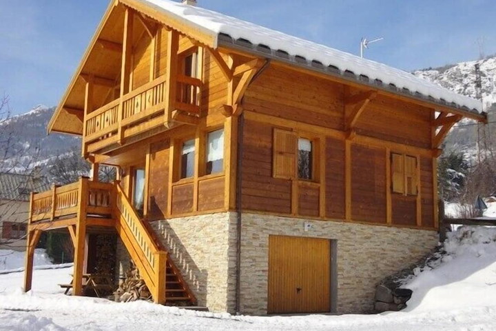 Warmes Traditionelles Holzchalet Briançon Serrechevalier 1200m - Département Hautes-Alpes