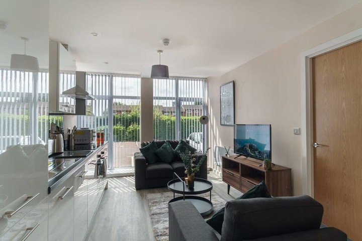 Modern 1b Central Manchester + Free Parking - Salford