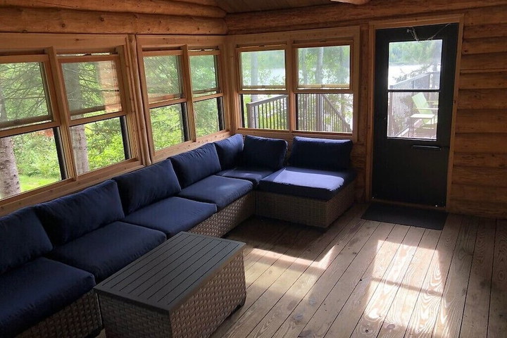 Waterfront Log Cabin On Lake Saganaga With Motor Exempt Permit Available. - Minnesota
