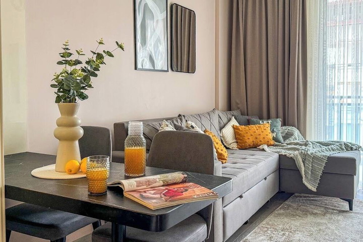 Apartment 1+1  Qoople Aria 32 In The Center Of Alanya - Oba