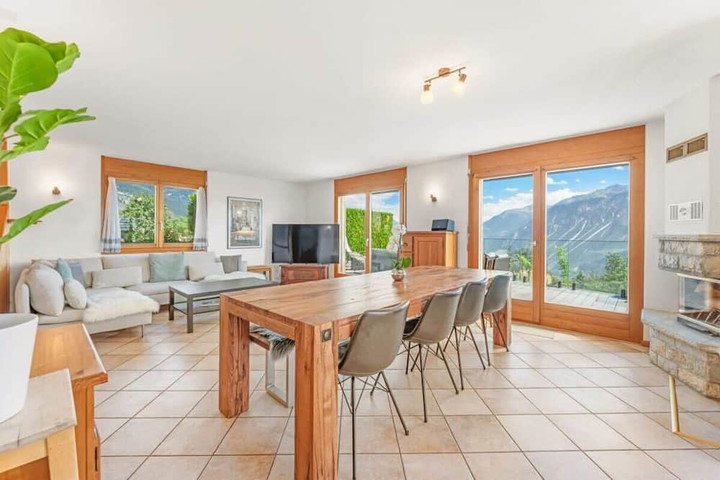 Chalet Spacieux Et Ensoleillé | Jacuzzi, Salle De Jeux, Garage Ev, Vue Sur Le Cervin & Le Rhône - Lenk im Simmental