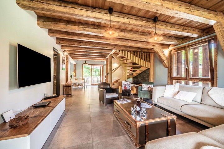 Chalet "La Glière De L'etelley" Avec Vue Sur La Montagne, Terrasse Privée Et Wi-fi - Sixt-Fer-à-Cheval