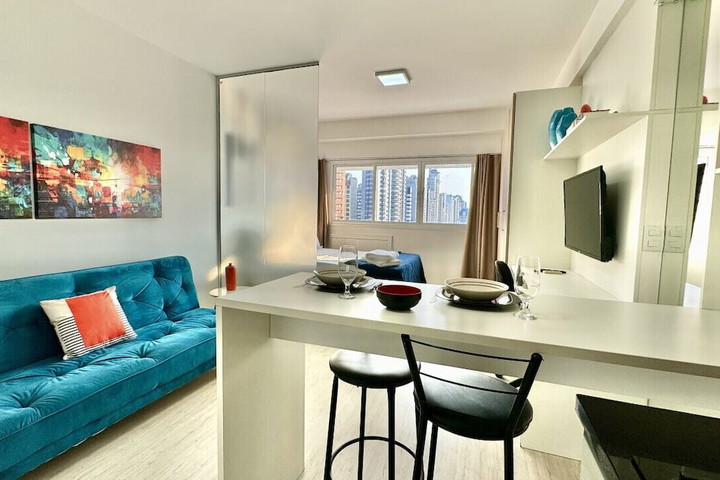 Studio Boutique No Batel Para 4 Com Piscina Aquecida E Shopping Curitiba - Curitiba