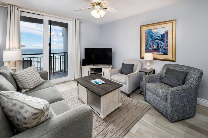 Nautilus 2708 Gulf View 2bd Free Beach Service 7th (Top) Floor - Fort Walton Beach, FL