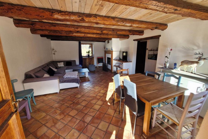 Grande Maison De Village à La Montagne Avec Piscine Chauffée - Sauze Super Sauze