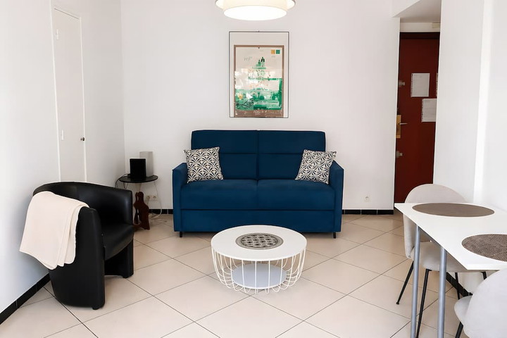 Studio En Bord De Mer Mit Balkon Und Wlan - Biot