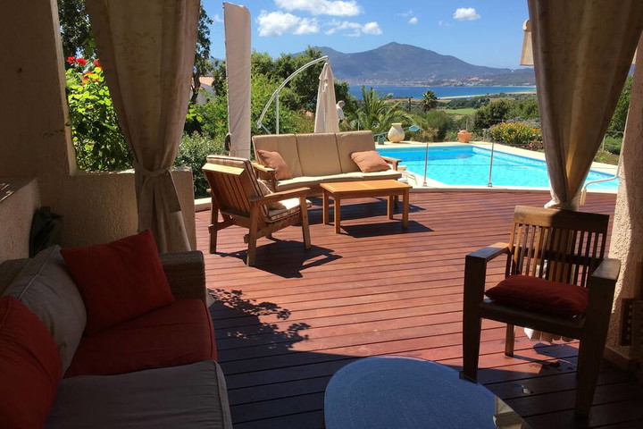 Porticcio Très Belle Villa Vue Sur Mer Avec Piscine - Ajaccio