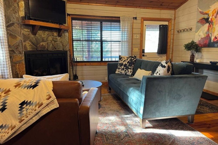 Stargazer Cabin: Sauna, Rooftop Deck, Fire Pit, Indoor Wood Fireplace, Privacy - Blue Ridge, GA