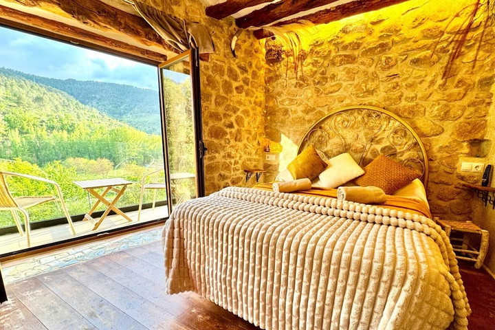 Appartement "Gnomo" Avec Vue Sur Les Montagnes, Wi-fi Et Climatisation - Montanejos
