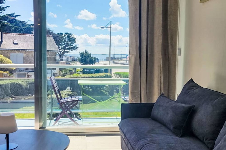 Angenehme Wohnung Für 4 Gäste Mit W-lan, Tv Und Balkon - Carnac