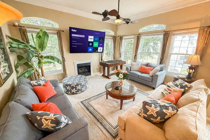 Relaxed Resort-style Coastal Villa/pools/hot Tubs/gym/2 Min To Beach. Gated! - 걸프포트