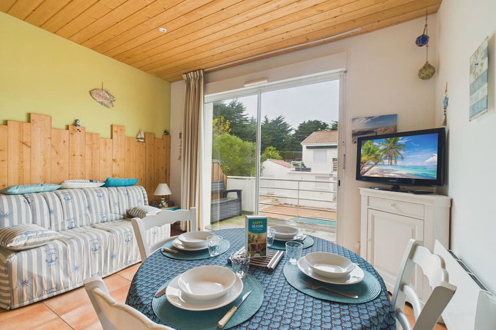 400m De La Plage, Appartement Avec Piscine - Notre-Dame-de-Monts