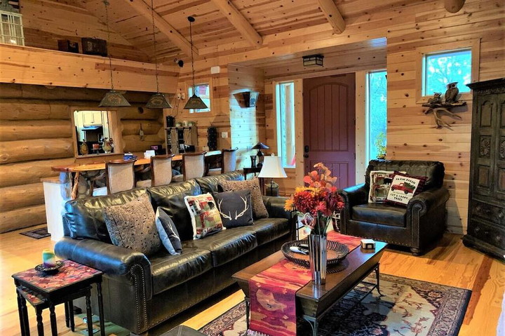 Ev Charger Chk In/out 1pm Incredible Log Home In Gated Torreon With Hot Tub - Arizona