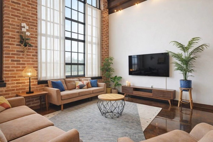 Spacious Loft W/ 2 King Beds + Pool & Gym - Spartanburg, SC