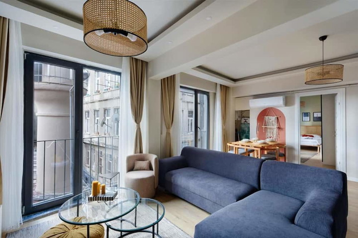 Air-conditioned, Wifi, 1 Bedroom And 1 Living Room Apartment In Galata. - イスタンブール