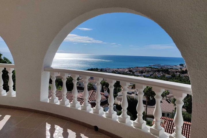 Villa With Stunning Sea View, Private Pool And Garden - Torreblanca