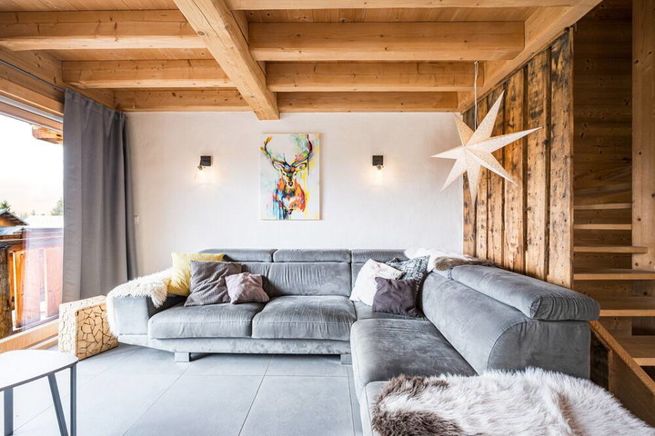 Appartement 'Chalet B - O Saisies' Avec Vue Sur Les Montagnes, Balcon Et Wi-fi - Beaufort