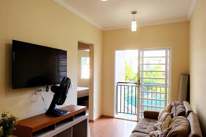 Fully Equipped Apartment! Smart Tv, New Powerful Shower, Good Bed, Ac, Sofa, Streaming Services - Jundiaí