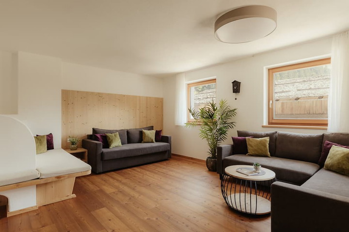 New Penthouse Zirm At Untermairhof With Mountain Views, Private Terrace & Large Dining Room - Bruneck