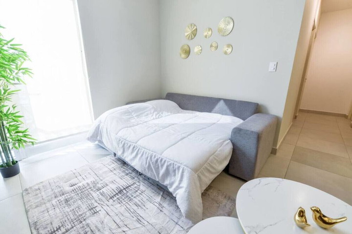 ¡Cerca De Fundidora! 6 Personas, Gym & Wifi 2br1br - Monterrey