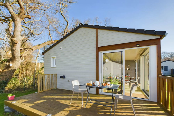 Chalet 4 Pers, Terrasse & Piscine Chauffée - Combrit
