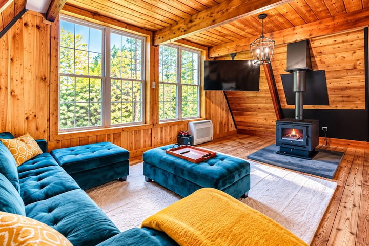 Lovers Edge Romantic A-frame: Hot Tub, Sauna & Fire Pit - Pensilvania