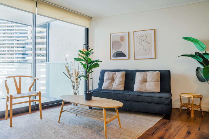 Comfortable 2br/2ba Apt. For 5 Guests With Gym! - Santiago, Chile