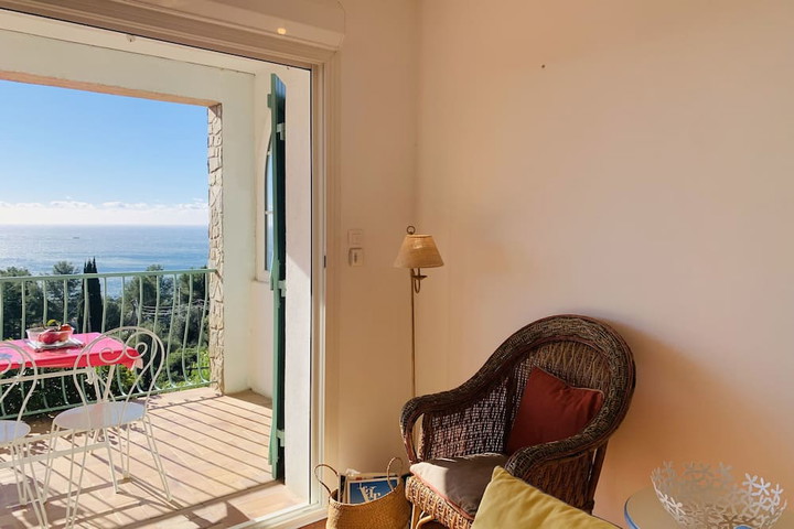 Vue Mer 180°calme Jardin Terrasse Pour 2 à 4 Personnes  "Gîtes De France Var" - Carqueiranne