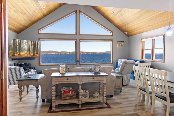 Lookout On Waters Edge; Oceanfront Home In Owls Head - Rockland, ME