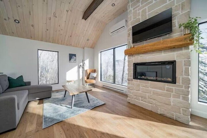 Elys 9: Le Massif, Hot Tub, Terrace & Forest Views - Quebec