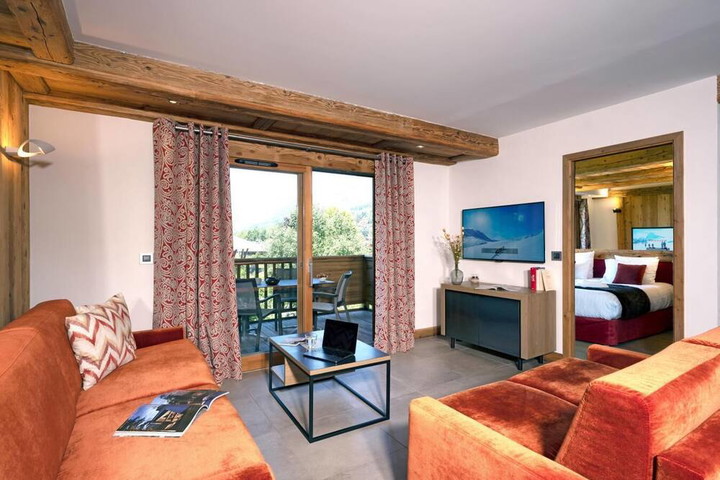 Wifi, Fitness, Swimming Pool, Sauna, Hammam, Balcony, Tv, Ski Locker, 75m², Samoëns - Samoëns