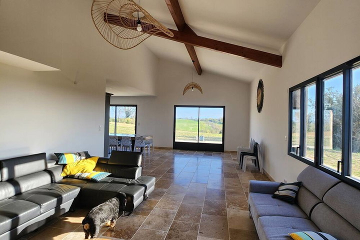 Gîte Les Hauts Den Perrin Avec Piscine Chauffée Et Vue Montagne - Gers