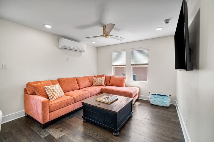 The Octopus House : Retraite Chic Côtière 2 Chambres - 6 Couchages - Ocean City, NJ