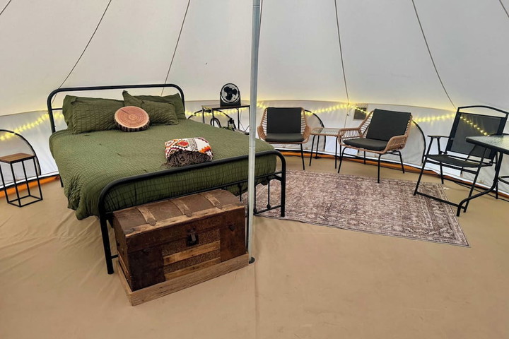 Black Walnut- Dreamy Camping Set Up - Tahlequah, OK
