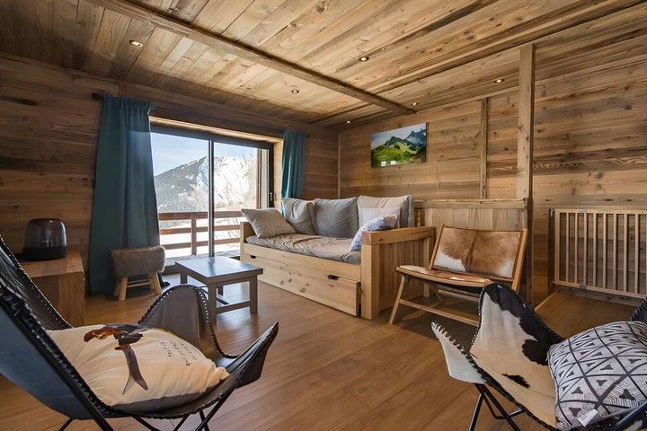 Chalet Le Mazot Vue Exceptionnelle & Ambiance Montagne - Fontcouverte-la-Toussuire