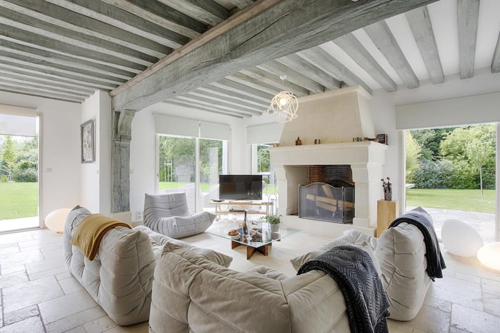 Proche Deauville. Location Maison Recente Piscine Et Jacuzzi - Basse-Normandie