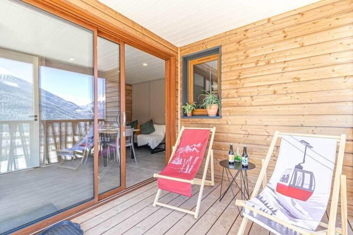 Chalet, Ground Floor, Sauna, Hammam, Terrace, Parking, 32m², Aussois - La Norma