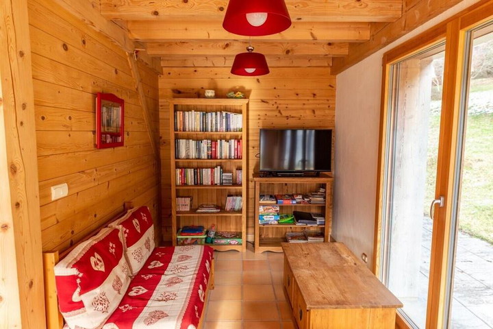 Casa De Vacaciones 'La Grange Aux Ecureuils 6 Pers' Con Vistas A La Montaña, Terraza Y Jardín - La Motte-Servolex