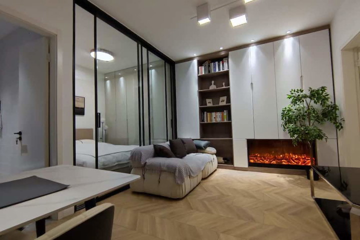Shanghai 2br Flat With Garden& Floor Heating Nr Line2/11 Jing An Temple - Shanghai